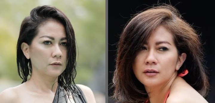 Tante Atien Simon Rambutnya Basah Mandi di Kolam Berenang, Netizen: Makin Seksi | RIAU24.COM