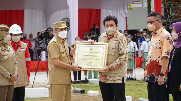 Peringatan Bulan K3 Nasional Provinsi Riau, PT RAPP Terima Penghargaan ...