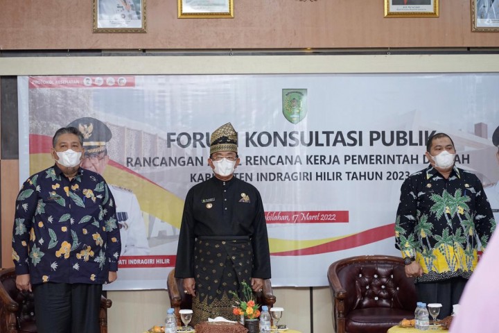 Bupati Inhil Buka Forum Konsultasi Publik Rancangan Awal Rkpd Tahun